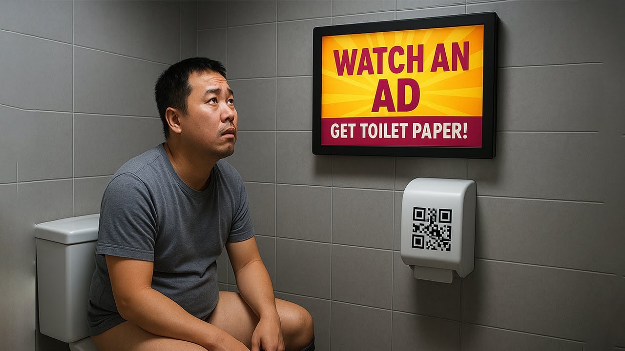 You Now Need a QR Code to Get Toilet Paper in China 😳 - YouTube