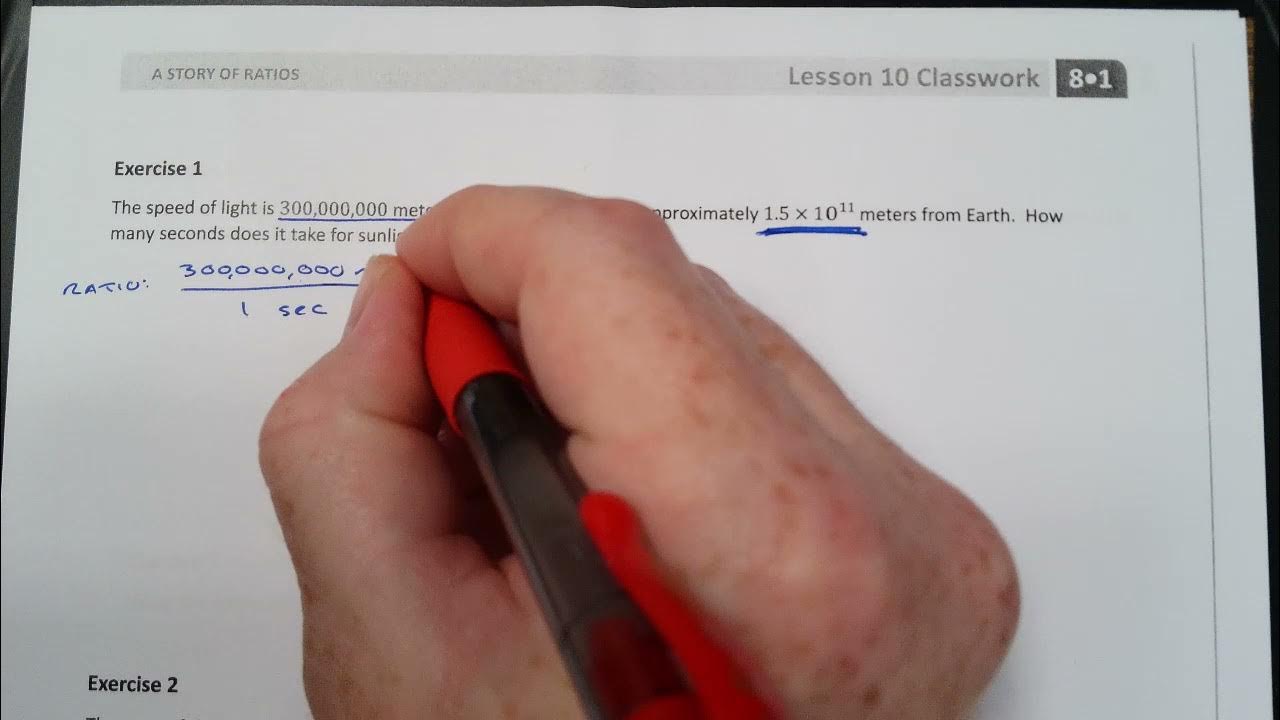 8th Grade Eureka Math Module 1: Lesson 10 - Operations with Scientific ...