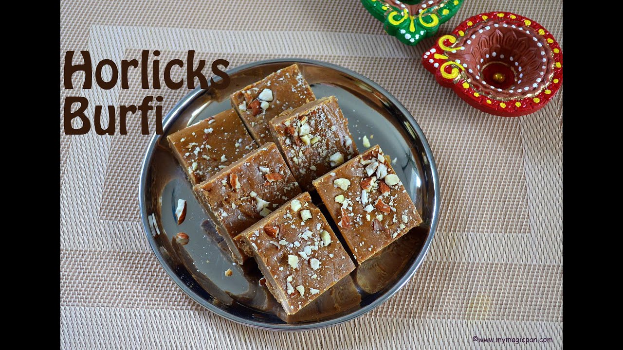 Horlicks Burfi - Bournvita Burfi - Boost Burfi - YouTube