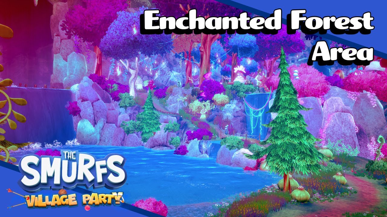 The Smurfs Village Party - Enchanted Forest - YouTube