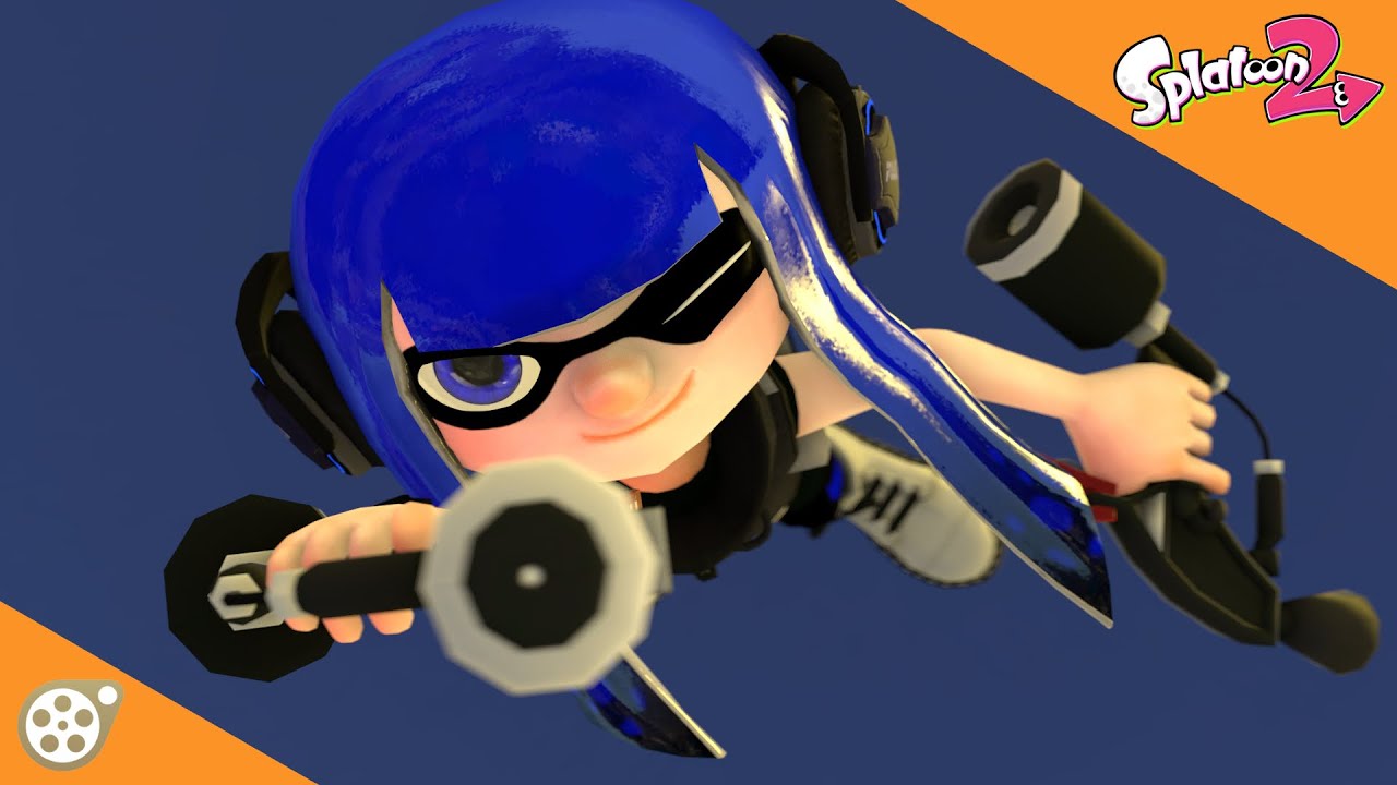 【SFM】新人エージェントNの神技マニューバ練習【スプラトゥーンアニメ/Splatoon animation】 - YouTube