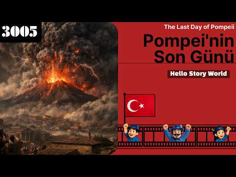🇹🇷 Pompei'nin Son Günü (The Last Day of Pompeii) | Tarihi Hikâye | Turkish, 3005-T1