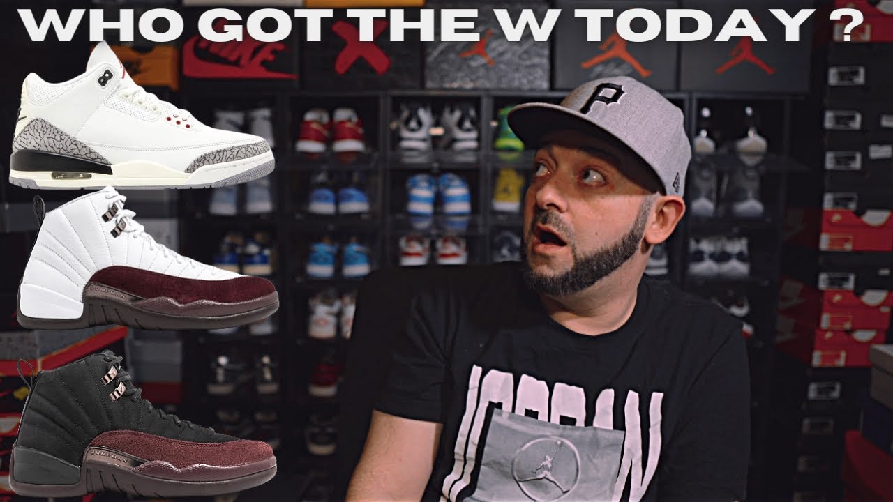 Who Got Exclusive Access On Jordan 3 White Cement? Or The W On The AMM ...