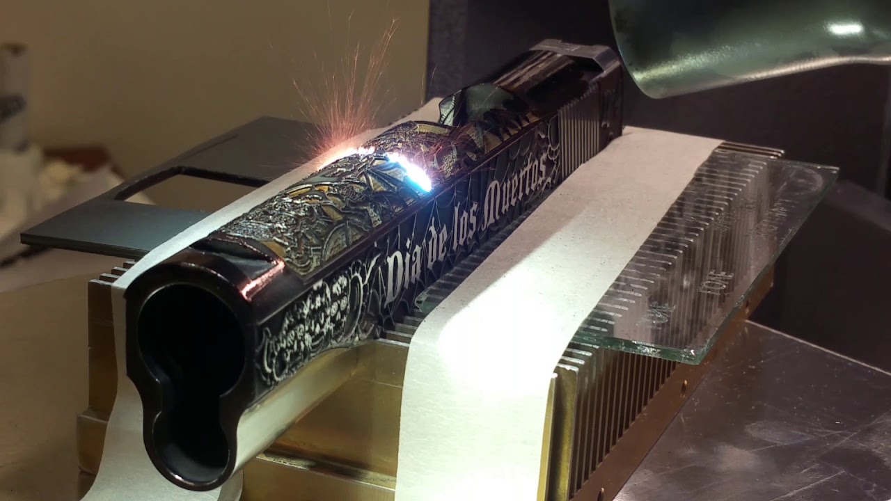 The best lasers for firearms. 1911 Colt 3D laser engraved with Z Tech's ...
