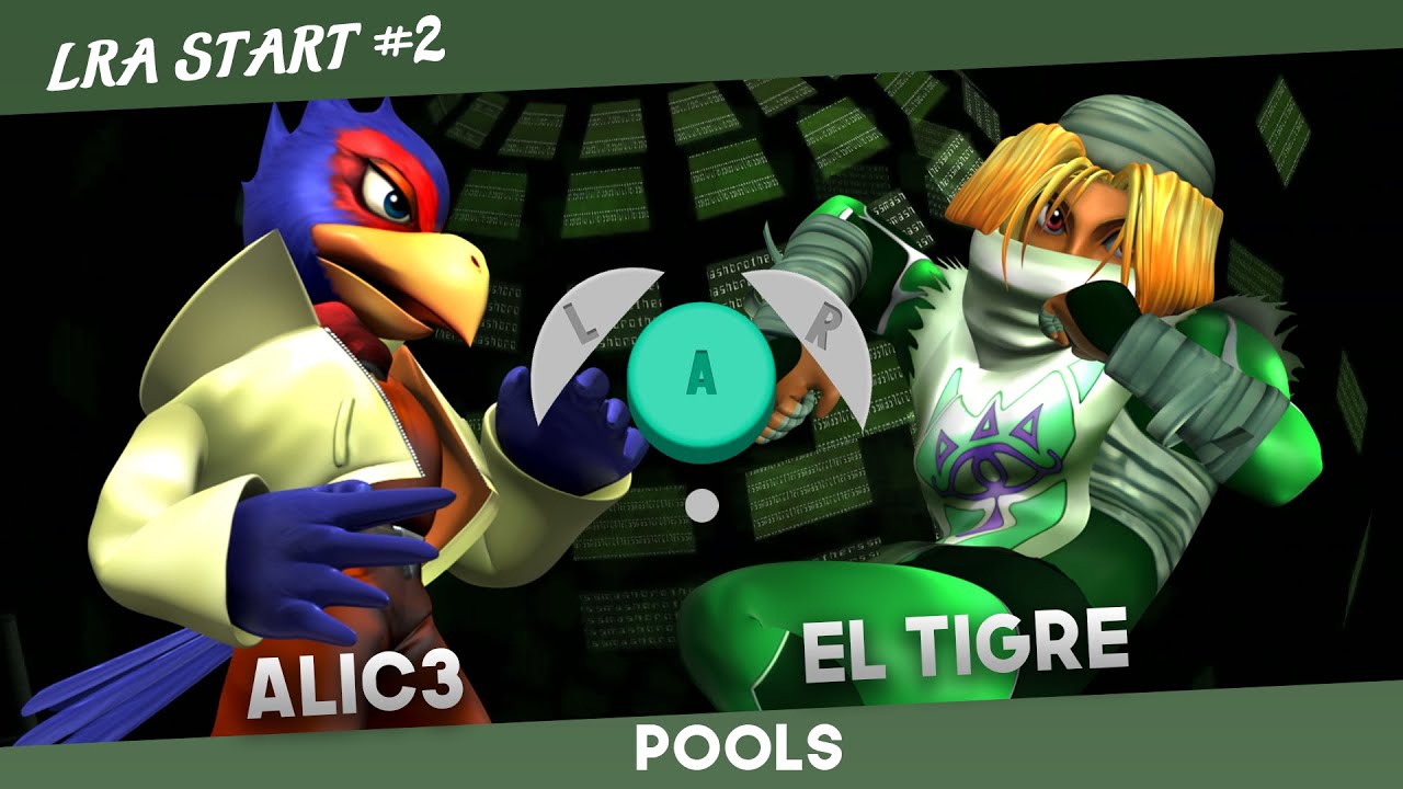 ALICE3 (Falco/Fox) vs El Tigre (Sheik/Ice Climbers) | LRA Start #2 ...