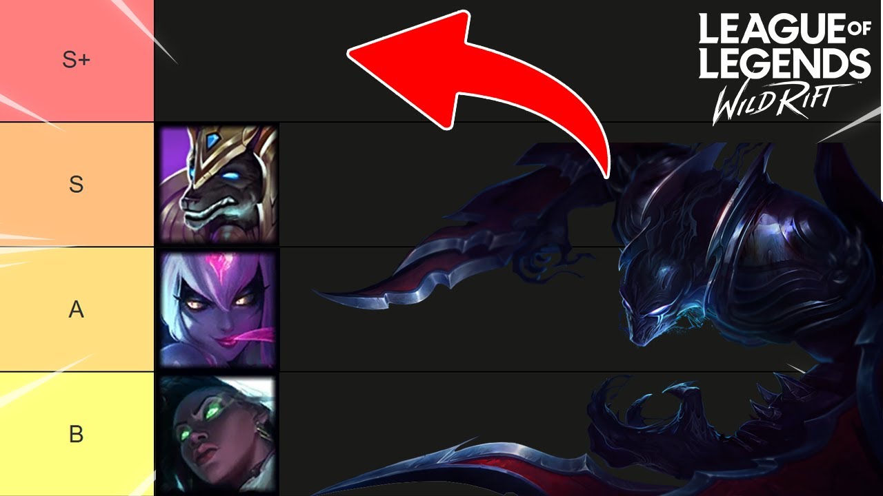 WILD RIFT TIER LIST PATCH 6.1B | NEW OP JUNGLER AND A LOT OF CHANGES ...