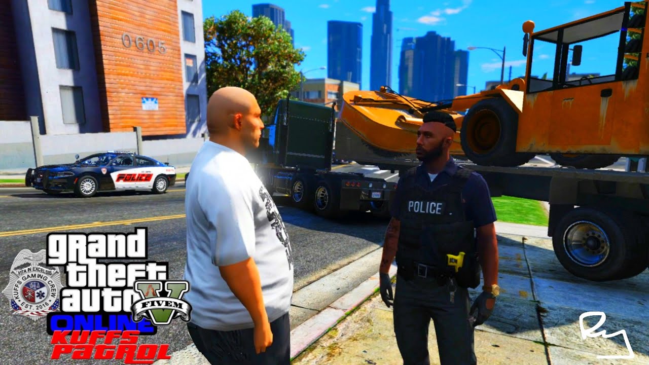 GTA V FiveM Kuffs vRP Roleplay: Civ Run (Billy and the Street Sweeper ...