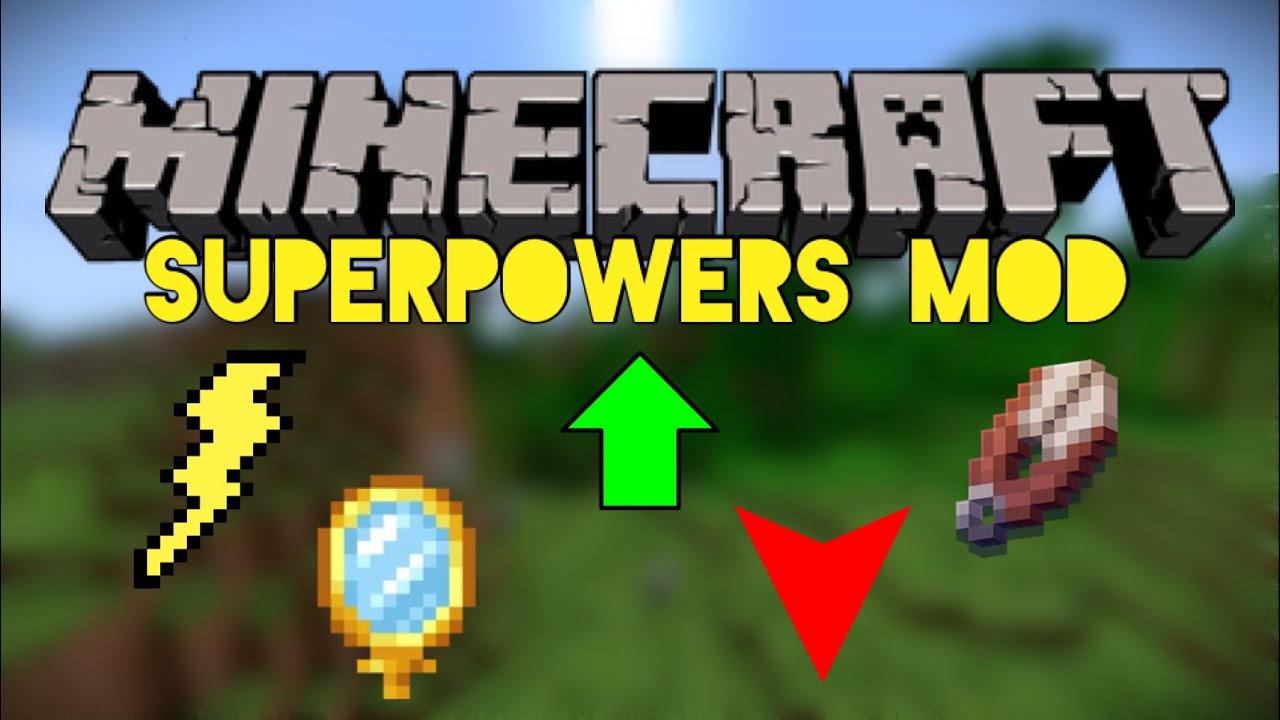 Minecraft PE Superpowers Mod! - YouTube