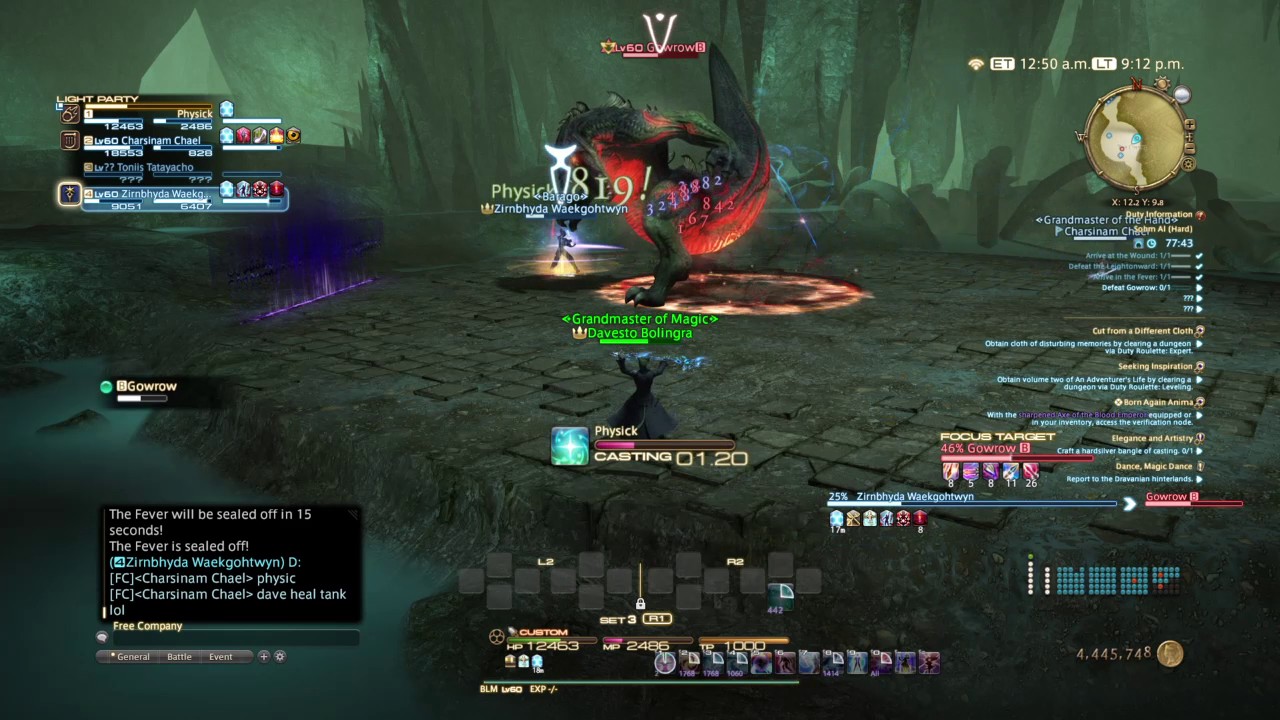 FINAL FANTASY XIV - Ley Line Heals - YouTube