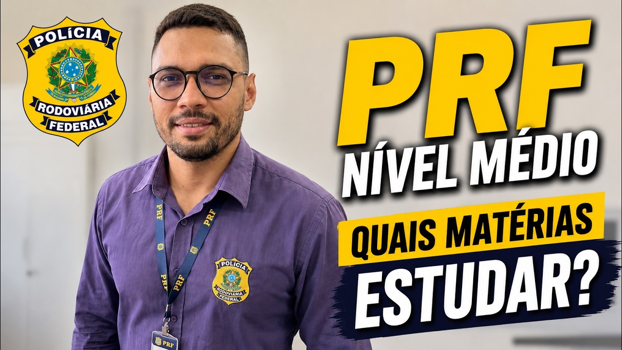 🏆 PRF ADMINISTRATIVO: Quais Matérias do Concurso? - YouTube