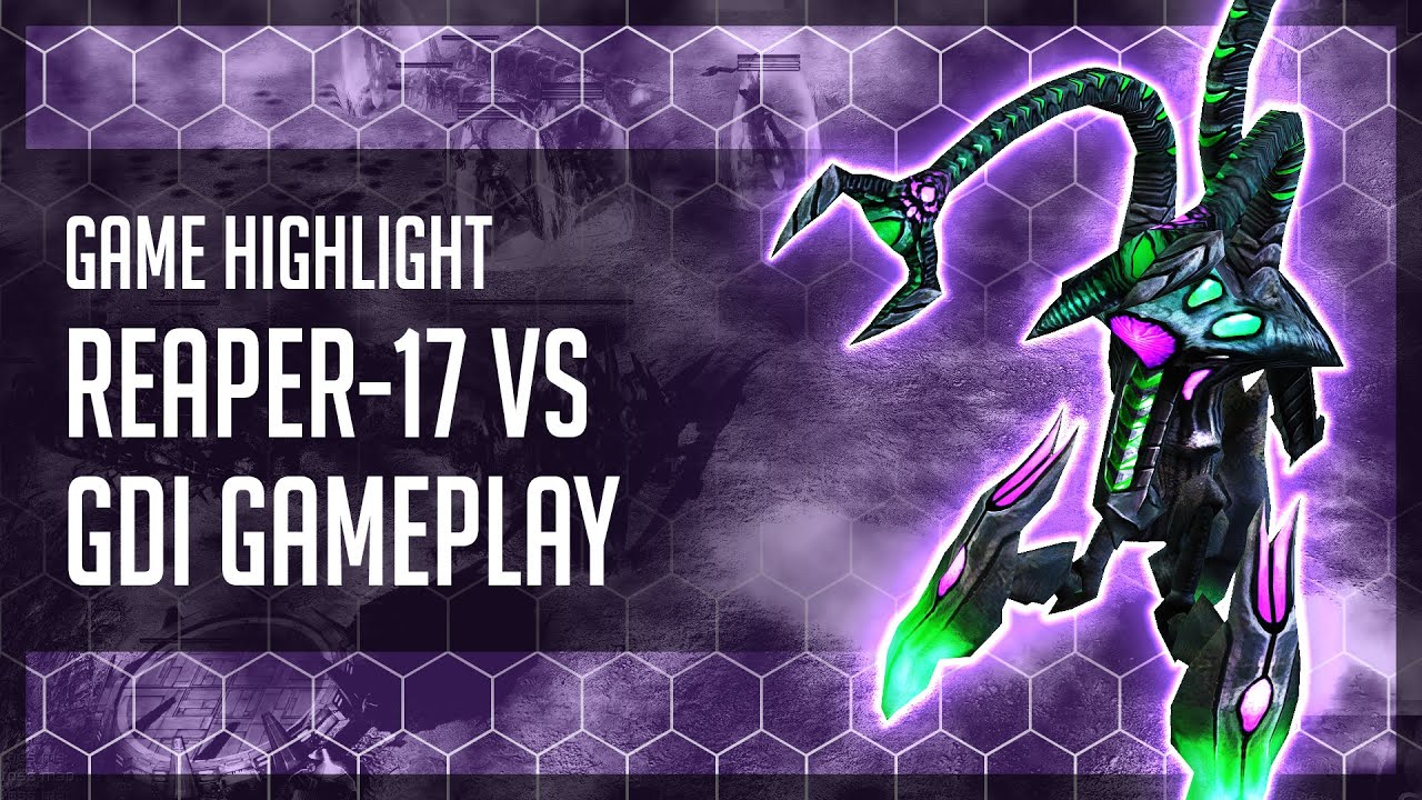 [C&C3: Kane's Wrath] Game Highlight - Reaper-17 vs GDI Gameplay - YouTube