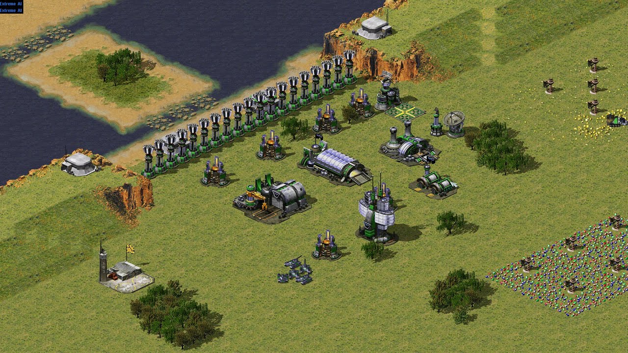 Red Alert 2 | Yuri's Revenge | 7 vs 1- Extreme AI - Sweat smile map ...