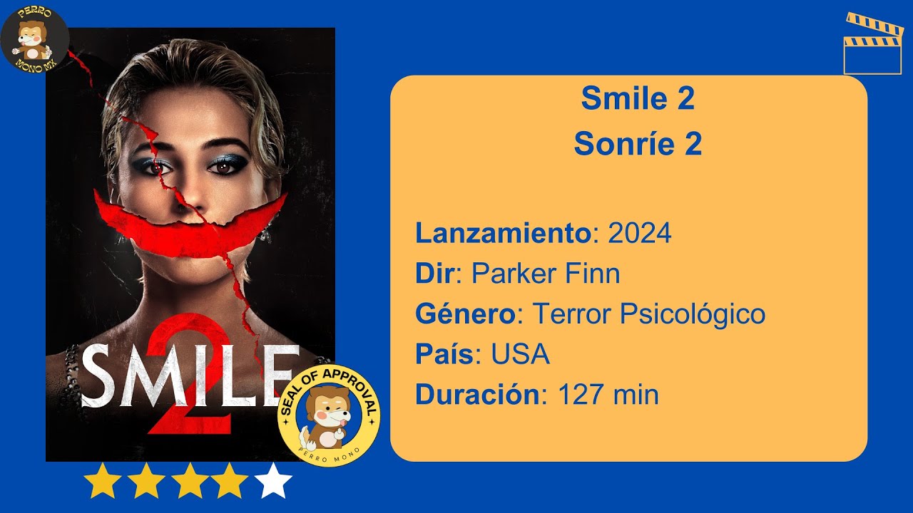 Reseña y Resumen Película: (2024) Smile 2 / Sonríe 2 - YouTube
