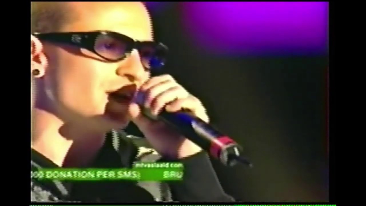 Chester Bennington on MTV Asia Aid [2005] - YouTube