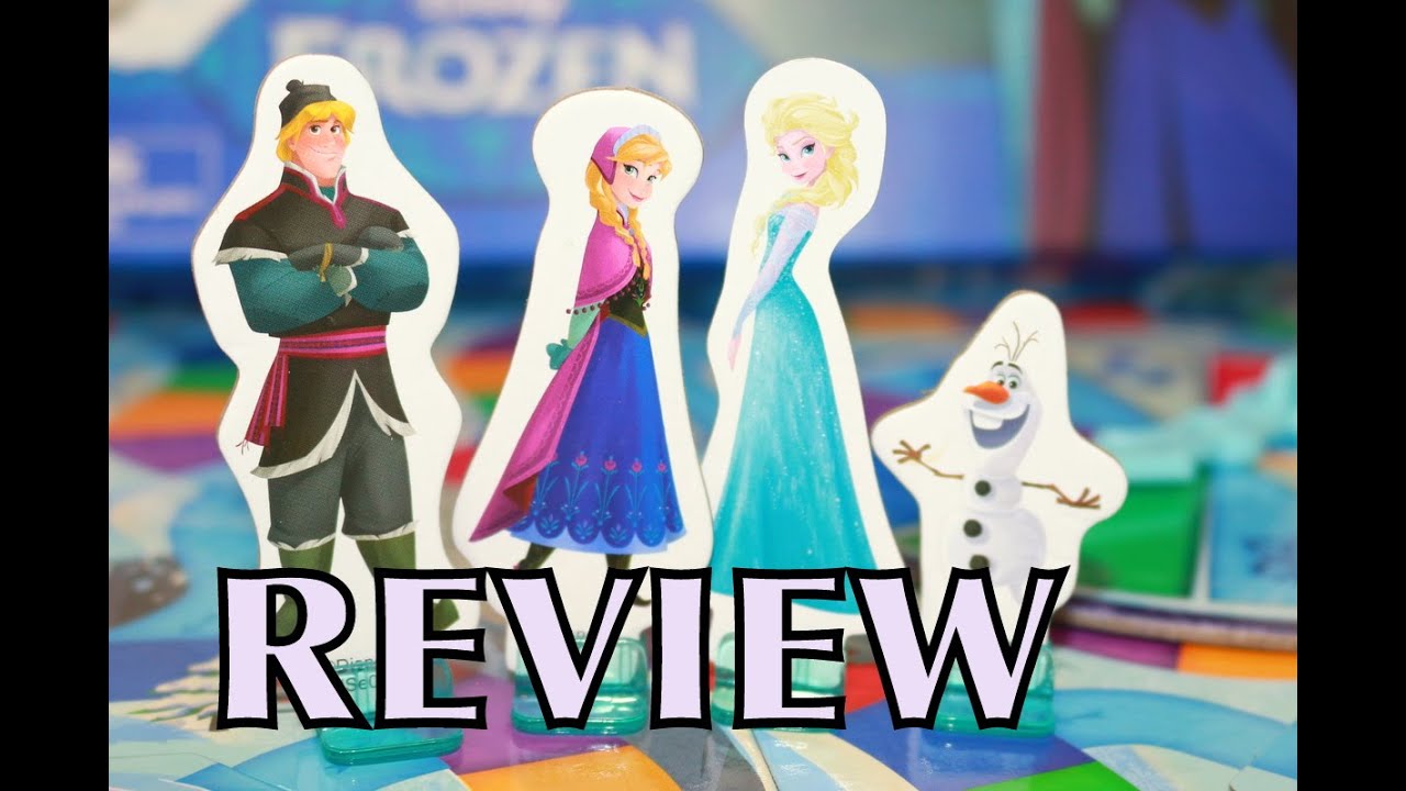 FROZEN Game Review Elsa Anna + Olaf SURPRISE SLIDES - YouTube