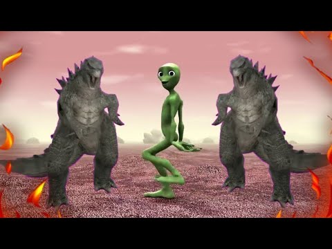 El Chombo - Dame Tu Cosita |YENİ AKIM YEŞİL UZAYLI TİMSAH İLE DANS #dametucosita