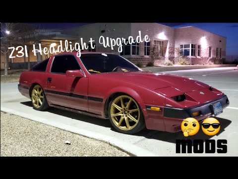 Z31 Headlight mods & Steering wheel Upgrade - YouTube