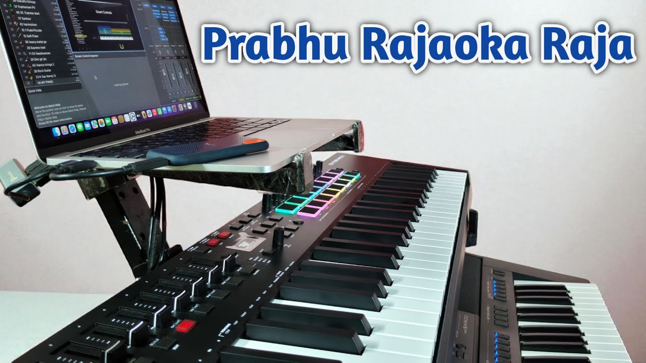 Prabhu Rajoka Raja \\ Keyboard Cover - YouTube