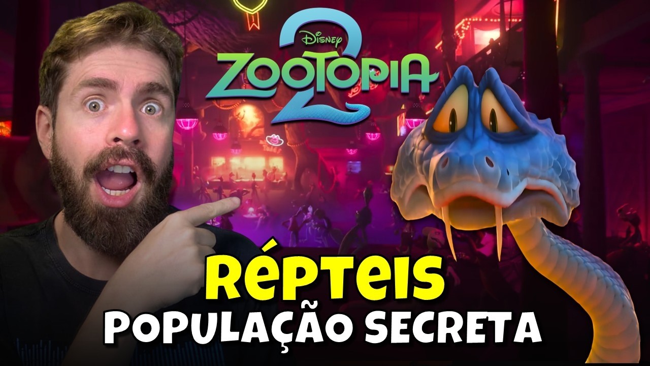 Zootopia 2: ANÁLISE COMPLETA DO 2º TRAILER! Gary, Répteis e Novos ...