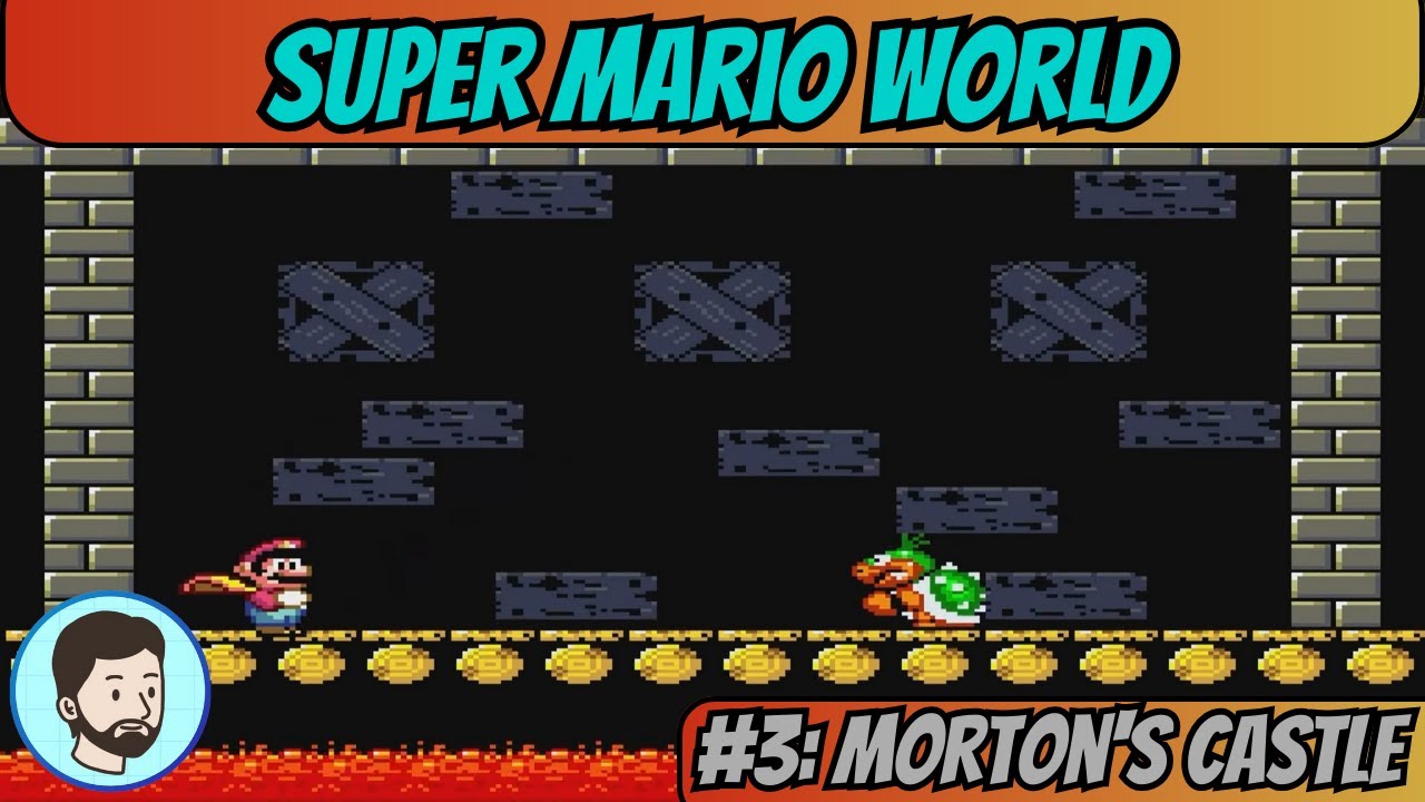 Super Mario World (Super Nintendo) - Part 3: Morton's Castle - YouTube