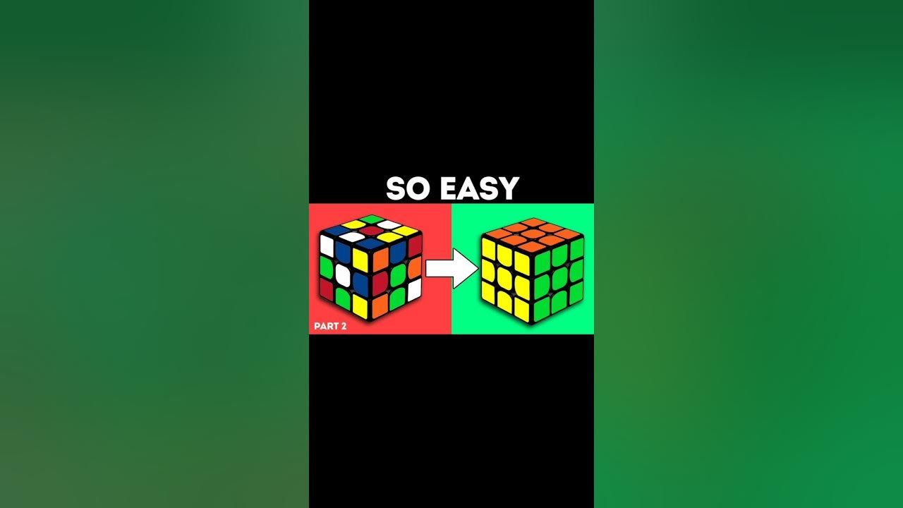 How to solve a 3 by 3 cube part 3 #shorts #viral - YouTube