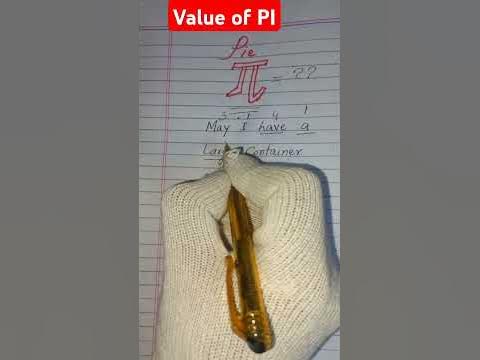 Value of pi | pi equal to | solve pi | how to remember pi value | math ...