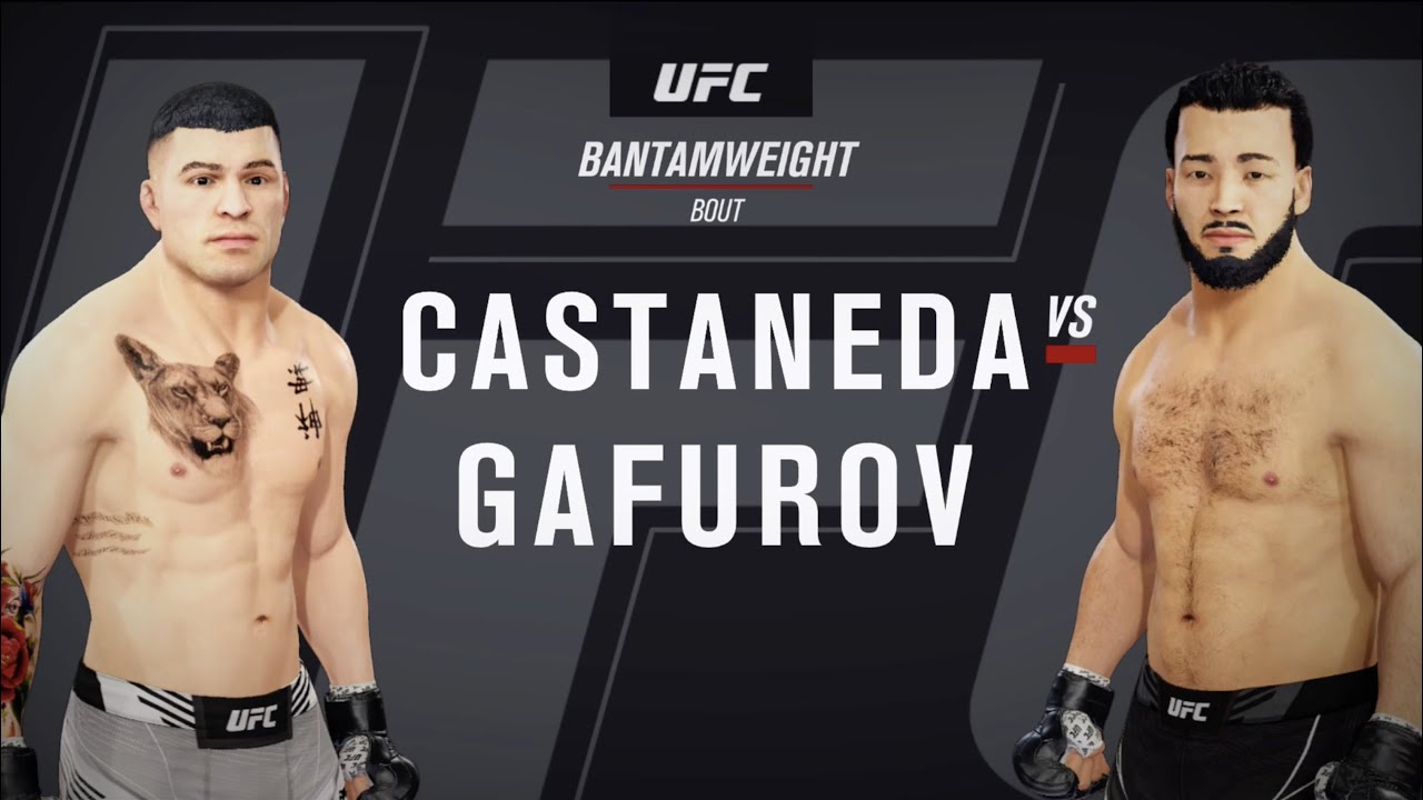 UFC Vegas 74: Castaneda vs Gafurov (UFC 4 Simulation) - YouTube