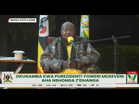 TV WEST LIVE: Okugamba kwa Purezidenti Yoweri Museveni ahanshonga z ...