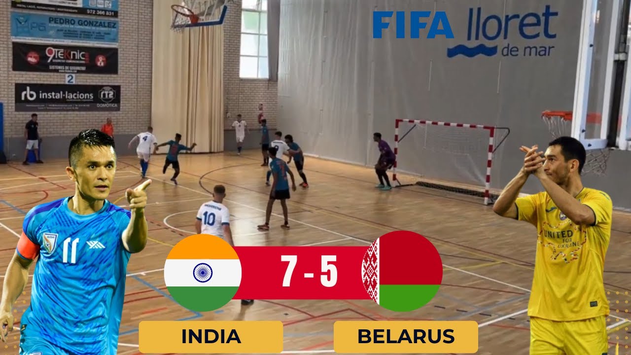 India Vs Belarus 🇮🇳 vs 🇧🇾 | |UEFS Futsal champions league| - YouTube
