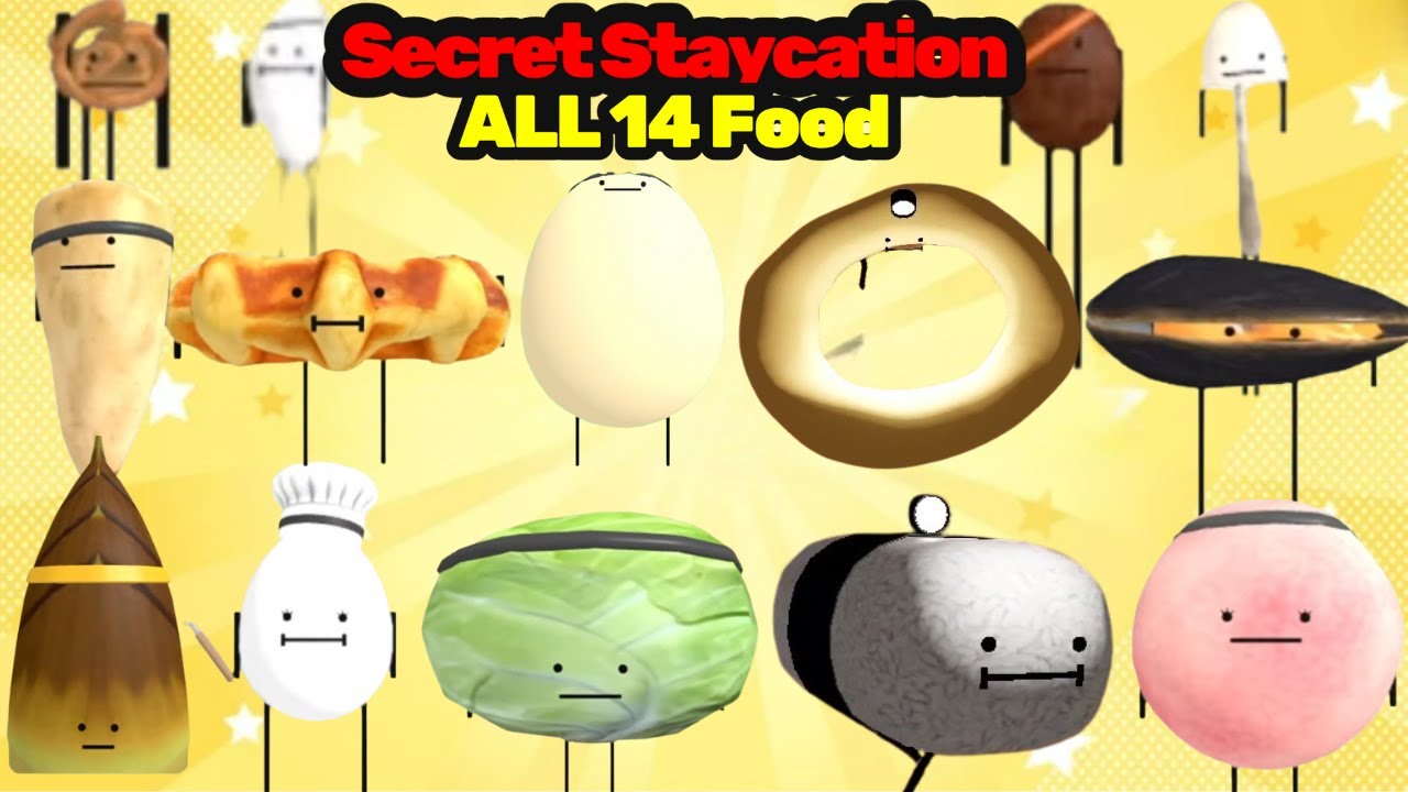 Secret Staycation - How To Get 14 New Food In Secret Staycation Dark ...