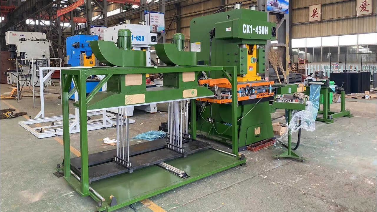High speed Fin press machine line for #heatexchanger #finpress - YouTube