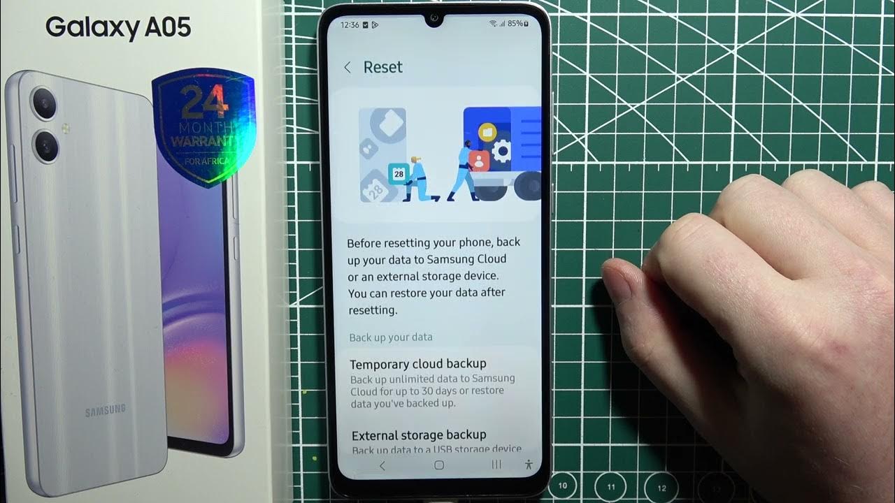 Samsung Galaxy A05: How to Factory Data Reset - YouTube