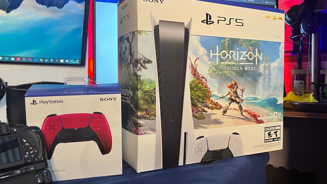 PS5 edición Horizon + control Cosmic Red / Unboxing - YouTube