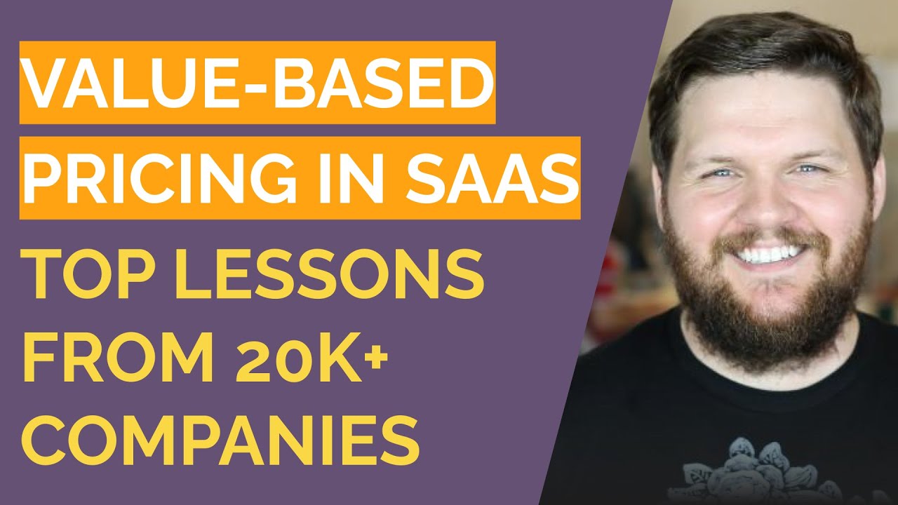 Value-Based Pricing: Lessons from 20k+ SaaS Companies - Patrick ...