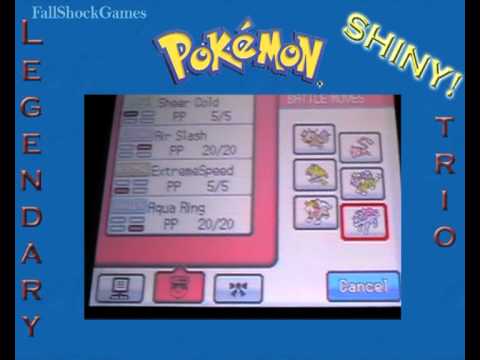 Pokemon - Shiny Legendary Dogs Event: Suicune, Entei and Raikou - YouTube