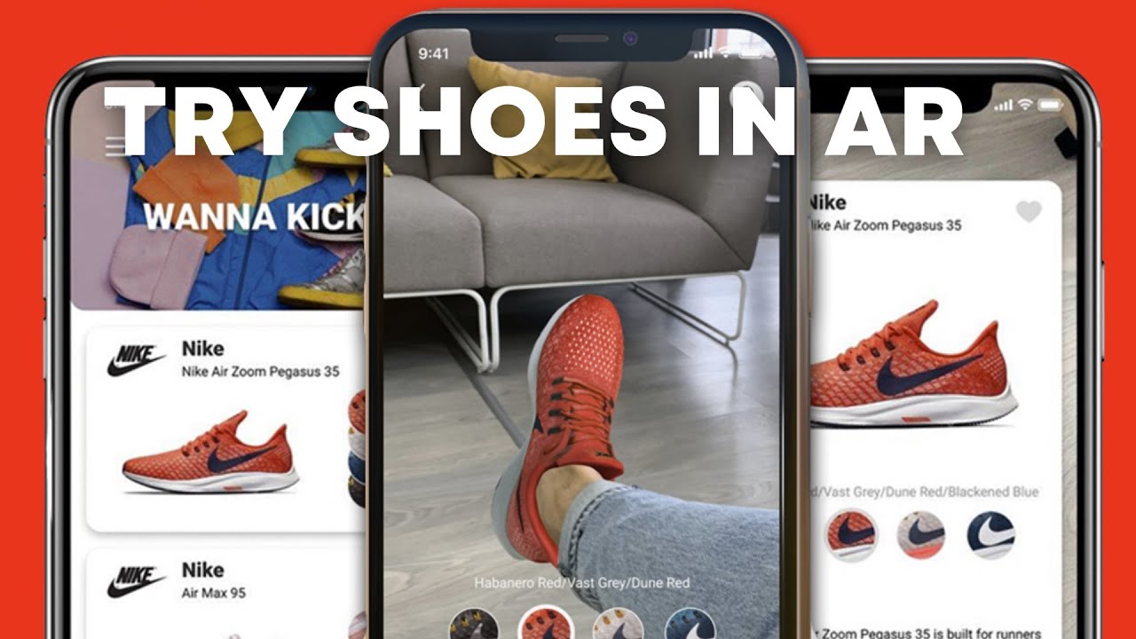 How to use AR to try out various shoes & sneakers before buying - YouTube