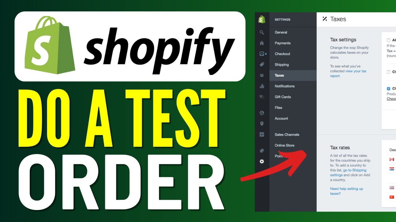 How to Do a Test Order on Your Shopify Store! | Easy 2024 Tutorial ...