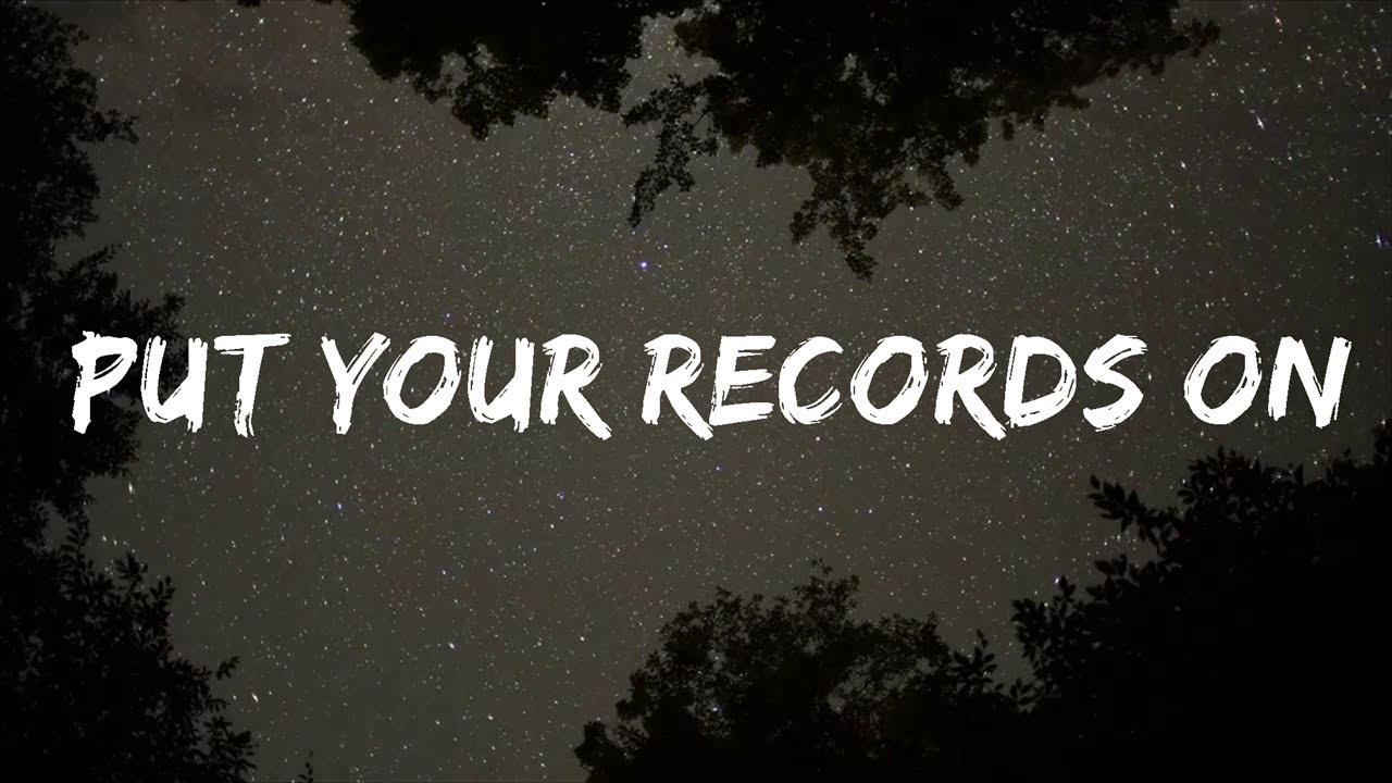 Ritt Momney - Put Your Records On (Lyrics) | Alba Song Music - YouTube