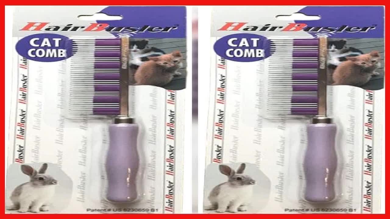 Bunny Gear The Original HairBuster Comb - DeShedding for Rabbits, Dogs ...