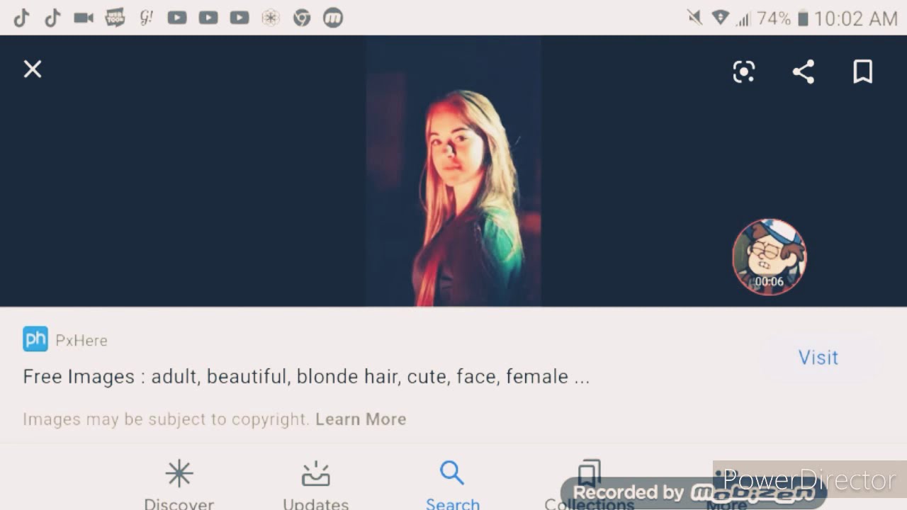 Lizzy winkle fans REAL face - YouTube