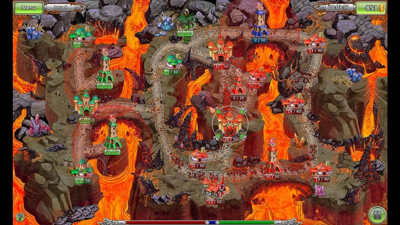 Land Grabbers (General Mode) - Lava Level 8 - YouTube