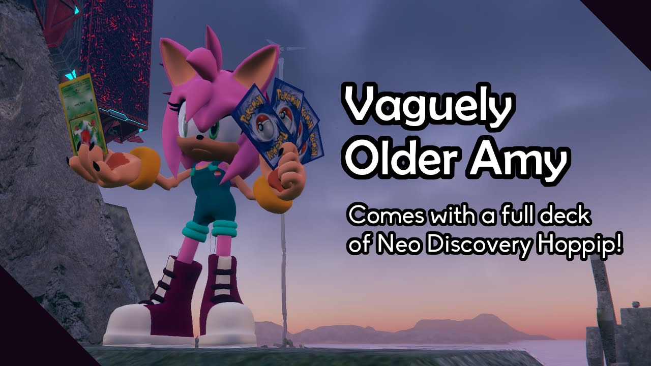 Sonic Frontiers - Vaguely Older Amy Mod Showcase - YouTube