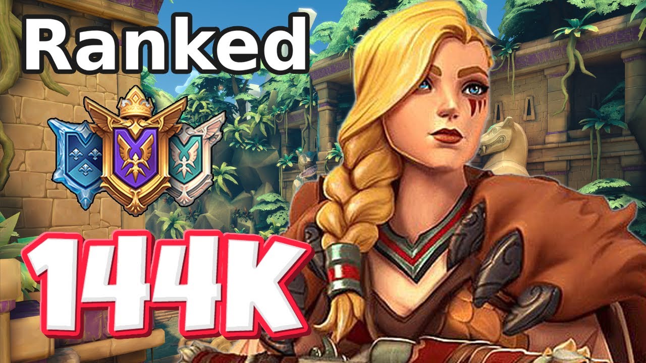 144k Dmg Tyra Gameplay (Hunting Party) Paladins Ranked (Comeback/Try ...