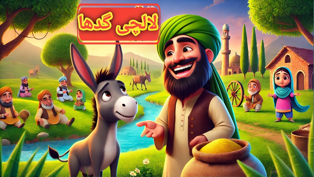 "The Clever Donkey and the Cotton Sack | Moral Story for Kids ...