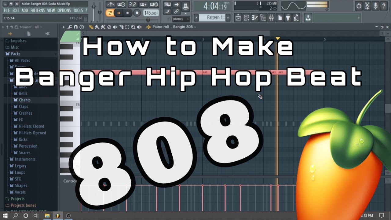 How to Make Banger 808 for Hip Hop Beat Drum in Fl Studio - YouTube