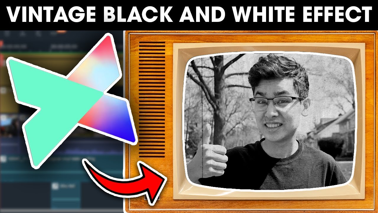 How to Create a Vintage 1950's Effect in Filmora X! - YouTube
