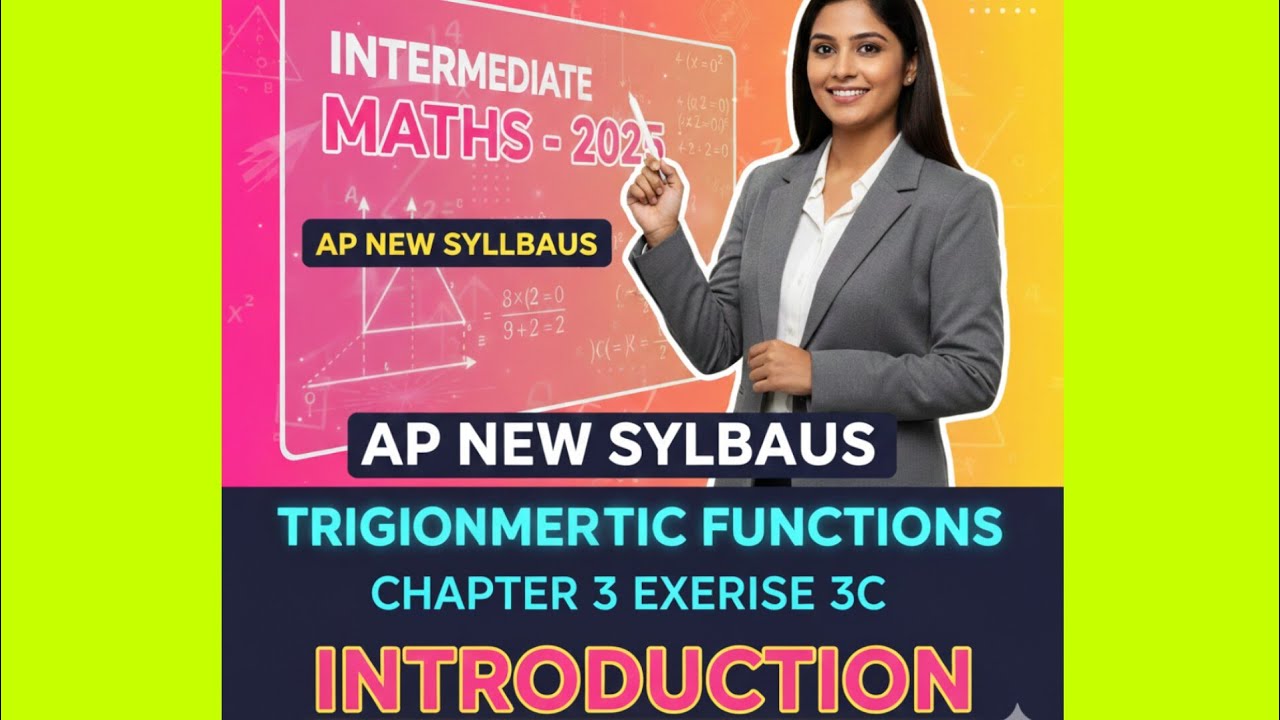 Inter first year maths new syllabus trigonometric functions chapter 3 ...