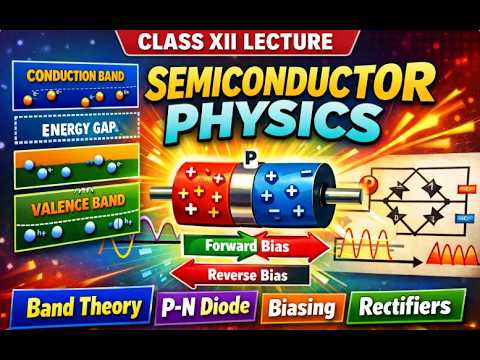 One Shot - Semiconductor Physics | Class XII | CBSE | Boards - YouTube