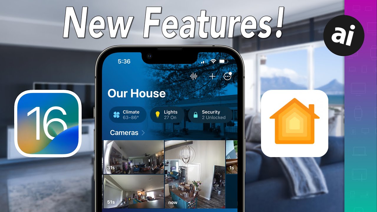 EVERYTHING New With HomeKit in iOS 16! Matter, Home App, & More! - YouTube