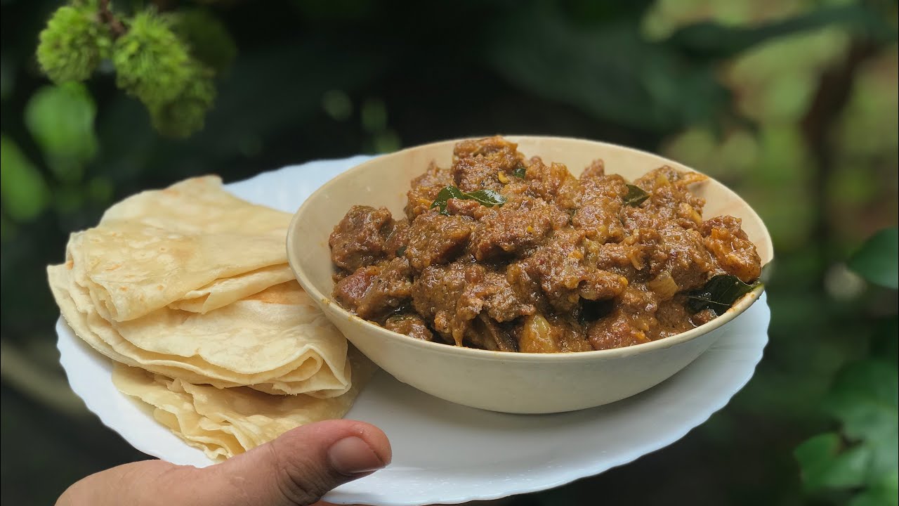 Rumali Roti with thick beef gravy | Rumali Roti recipe | Special thick ...